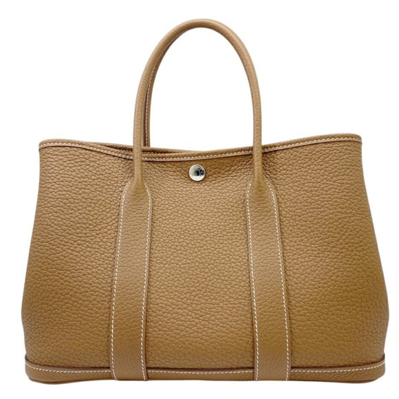 Hermes | Bags | Hermes Garden Tpm Negonda Gold Bag Brown Z Stamp ...